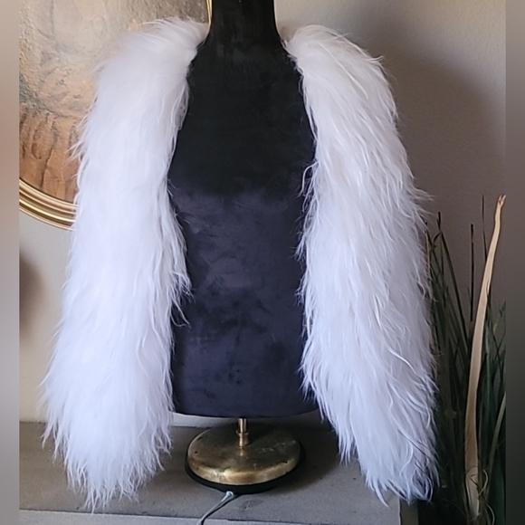 Prada | Jackets & Coats | Vintage Authentic Prada White Kidassia Goat ...